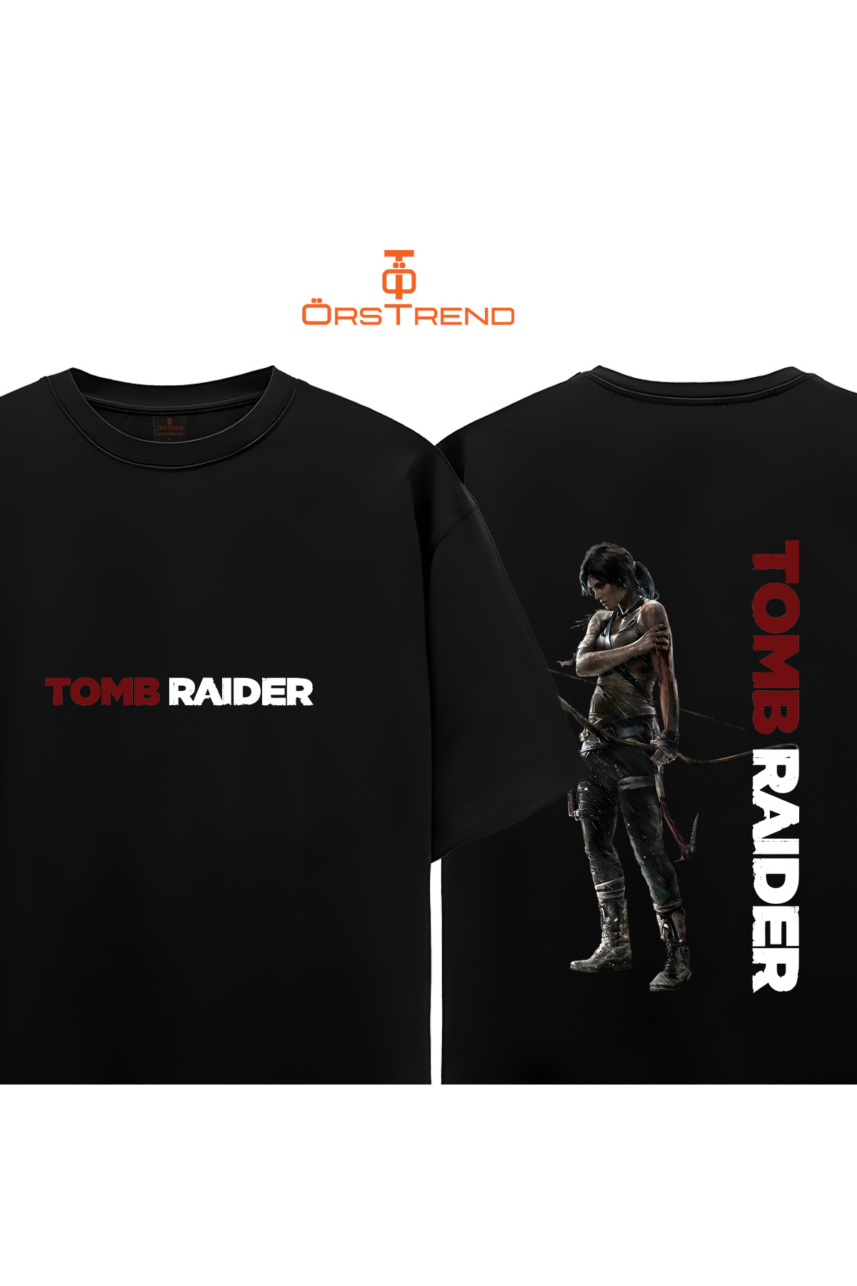 ÖRSTREND Tomb Raider Printed - Oversize Cut T-Shirt- Trendyol