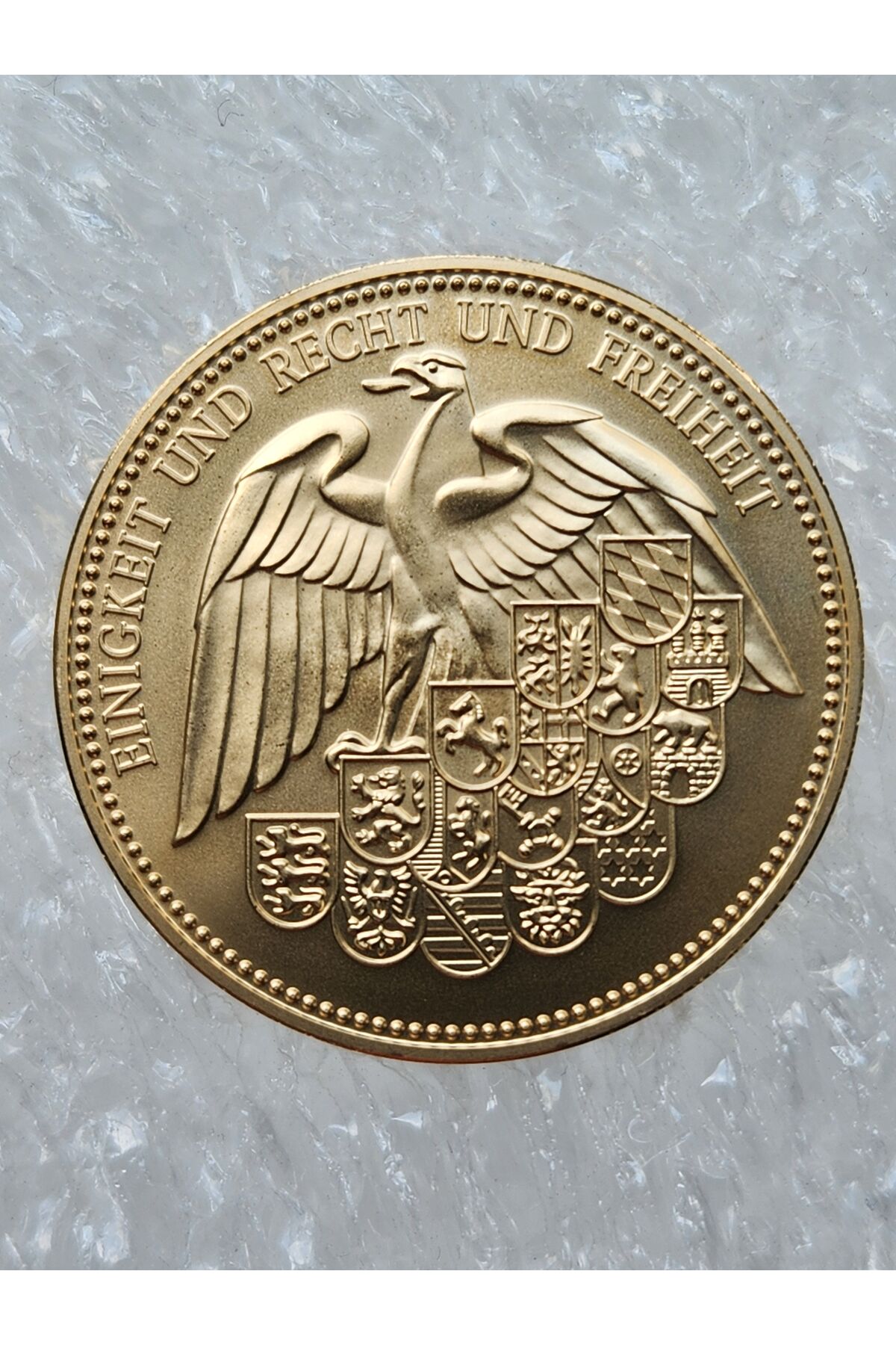 Edi Antik Doğu Almanya Nadir Hatıra Madalya 4 cm Çap. Tertemiz durumda ...