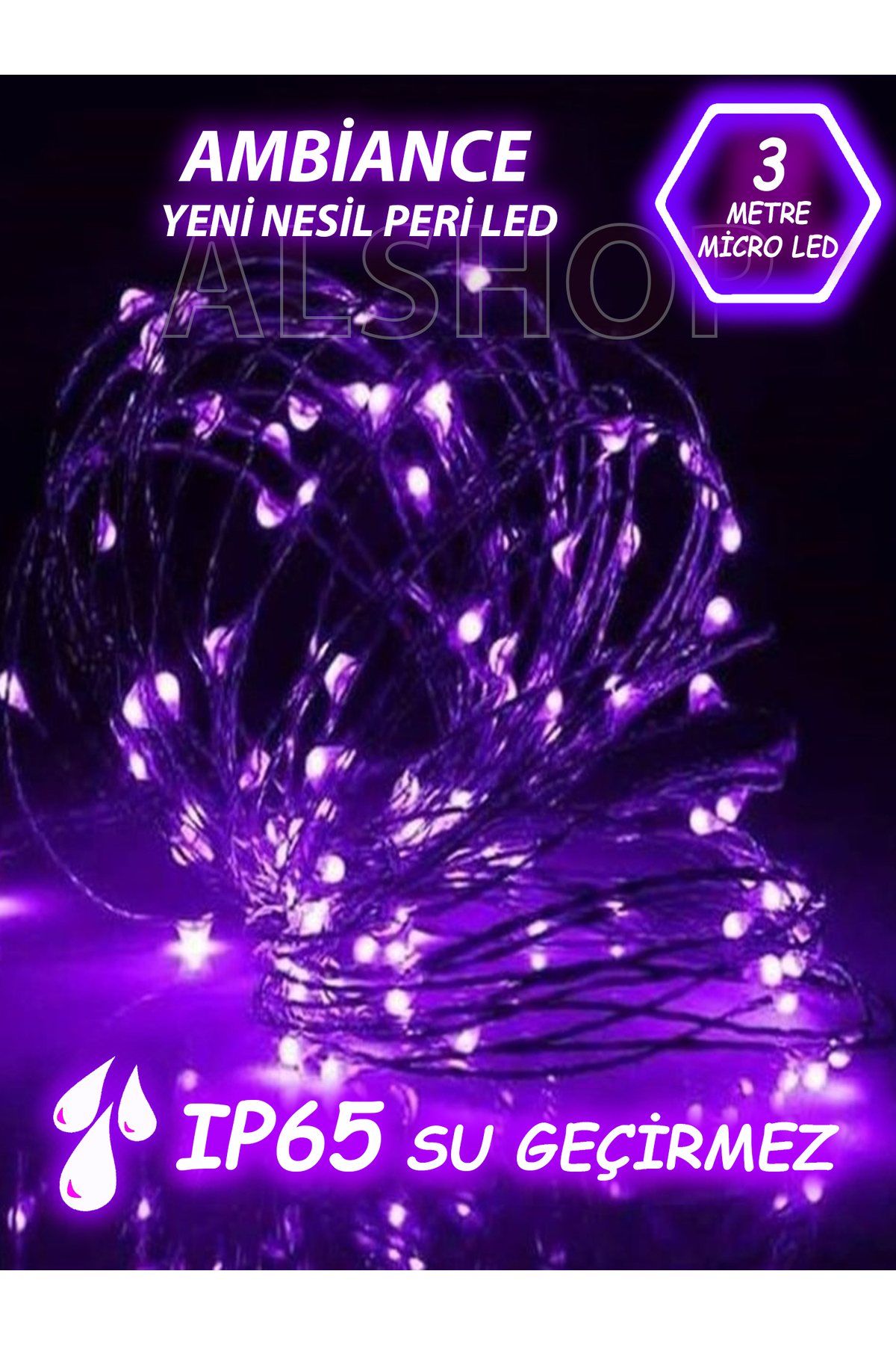 SEPET42 Yeni Nesil 3 Metre 30 Ledli Peri Led Işık Mor Fiyatı, Yorumları ...