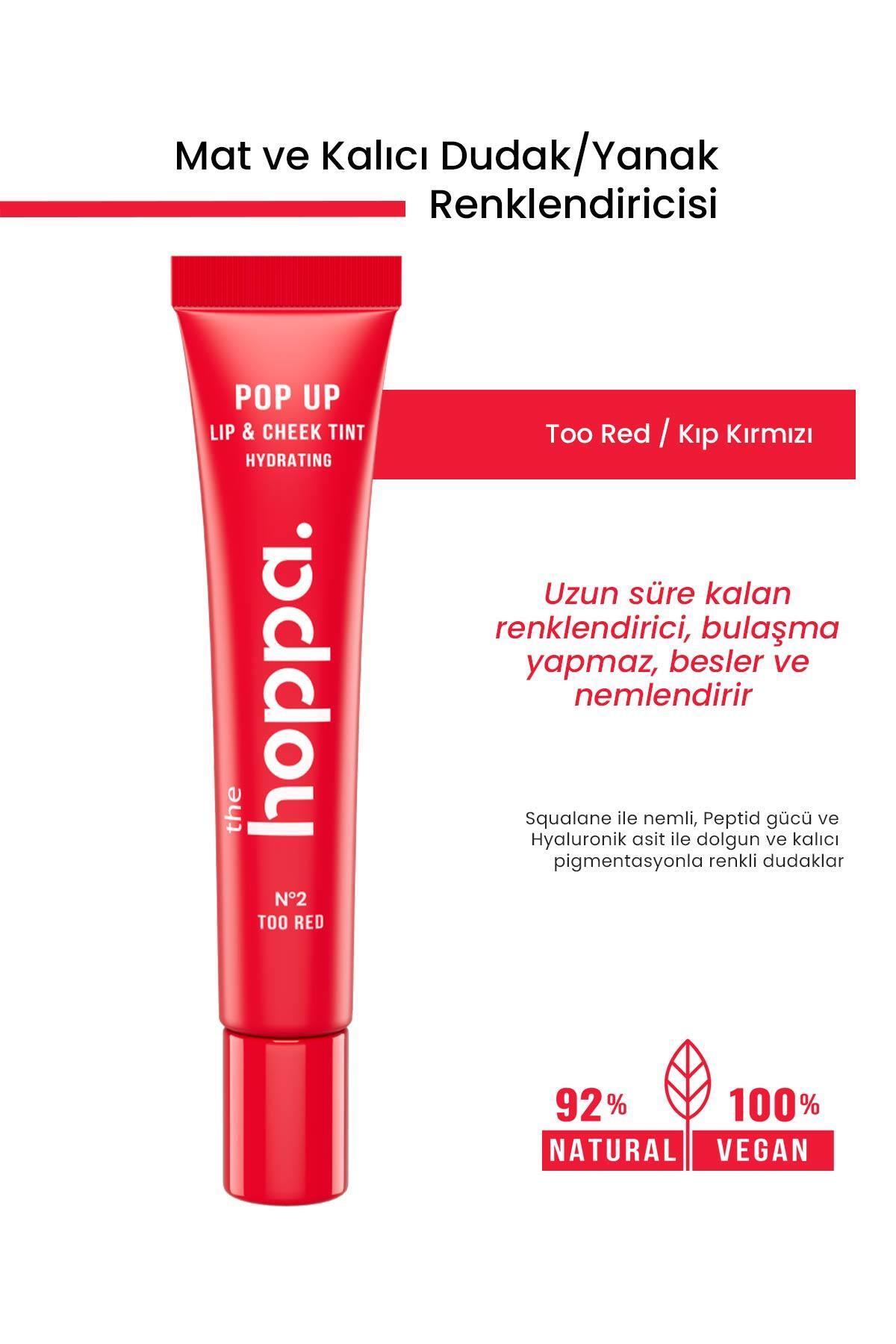 the hoppa. Mat Ve Kalıcı Dudak/yanak Renklendirici - Too Red ...