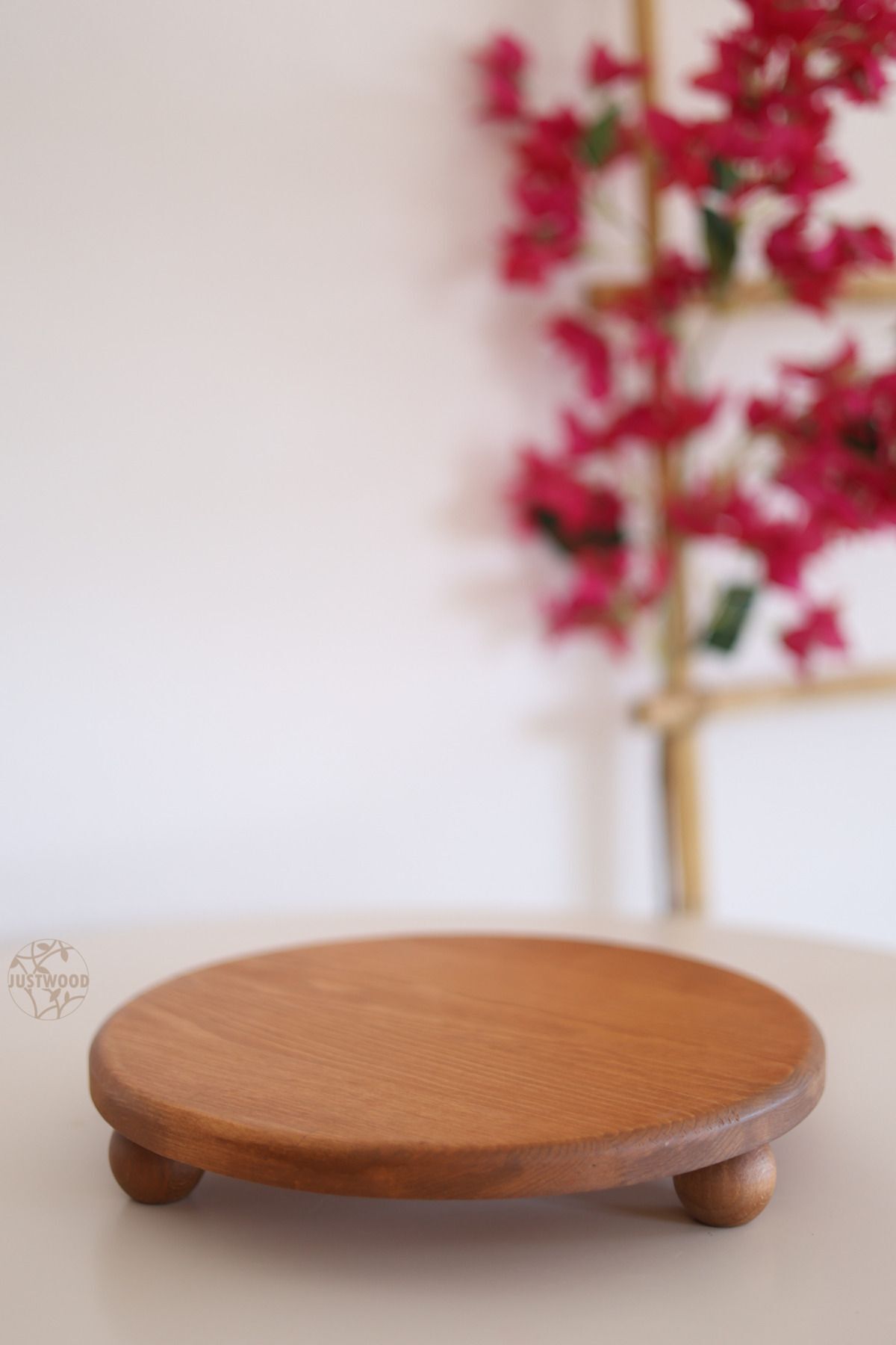 justwood 4lü Ahşap Pasta Sunum 29 Cm Lucca Pastalık, 29 Cm Risus, 17x30 Risus,2 Katlı Kek Standı ...