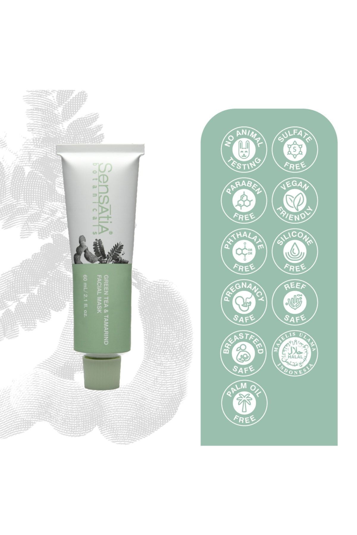 Sensatia Botanicals Green Tea & Tamarind Facial Mask 60ml Fiyatı ...