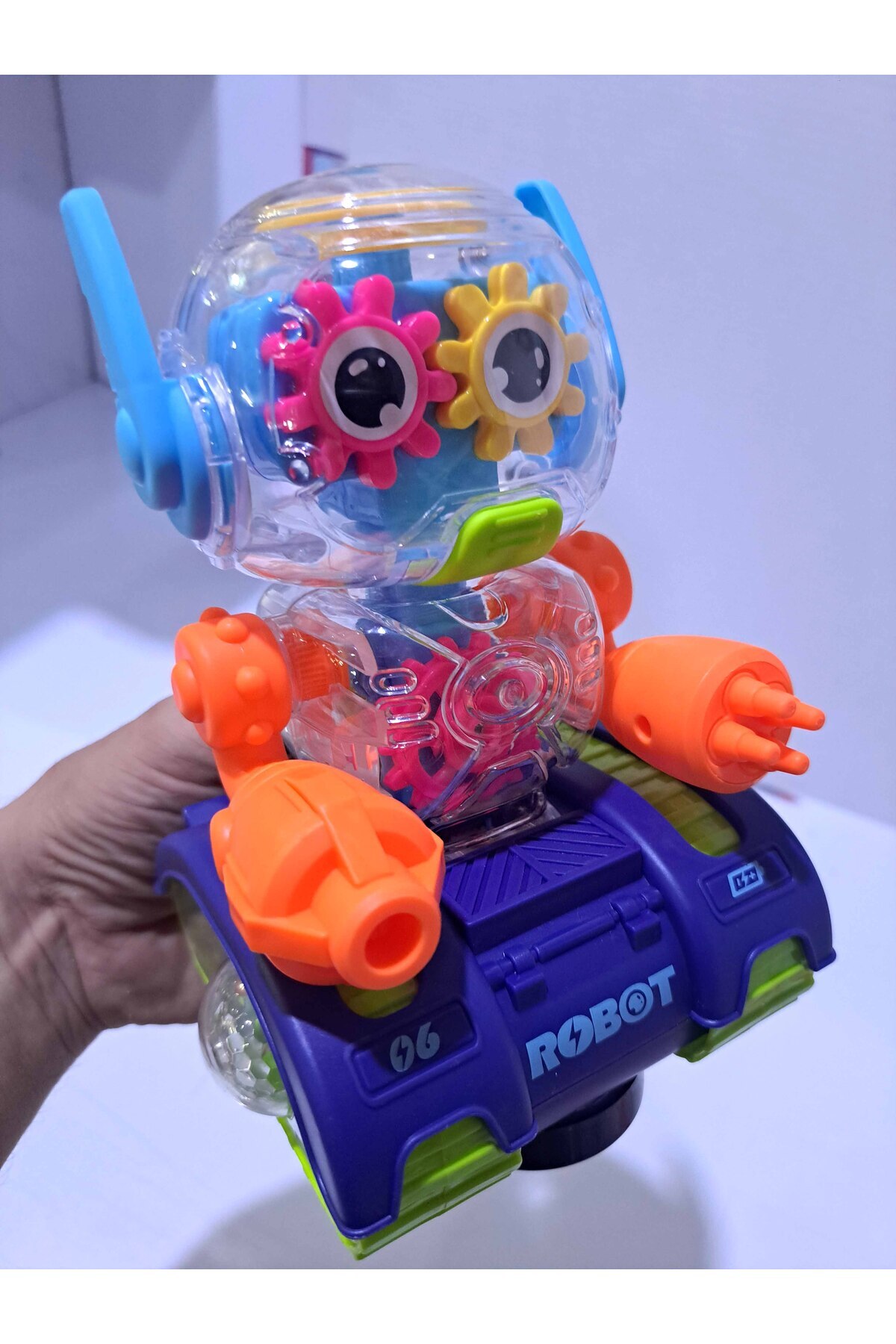 ALYTOYS OYUNCAK ROBOT TANK IŞIKLI SESLİ HAREKET EDER çarpınca döner ...