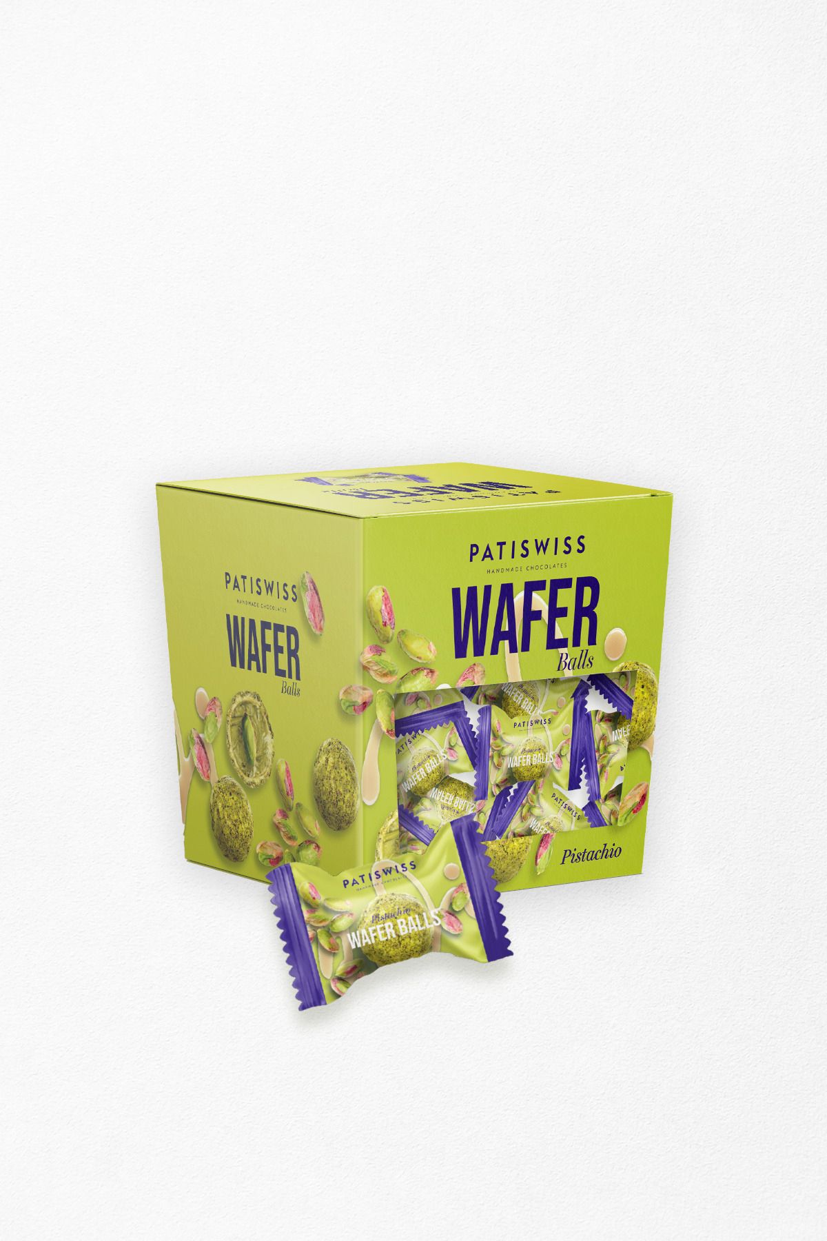 Patiswiss Wafer Antep Fıstığı Kreması Kaplamalı Ve Dolgulu Gofret 150g ...