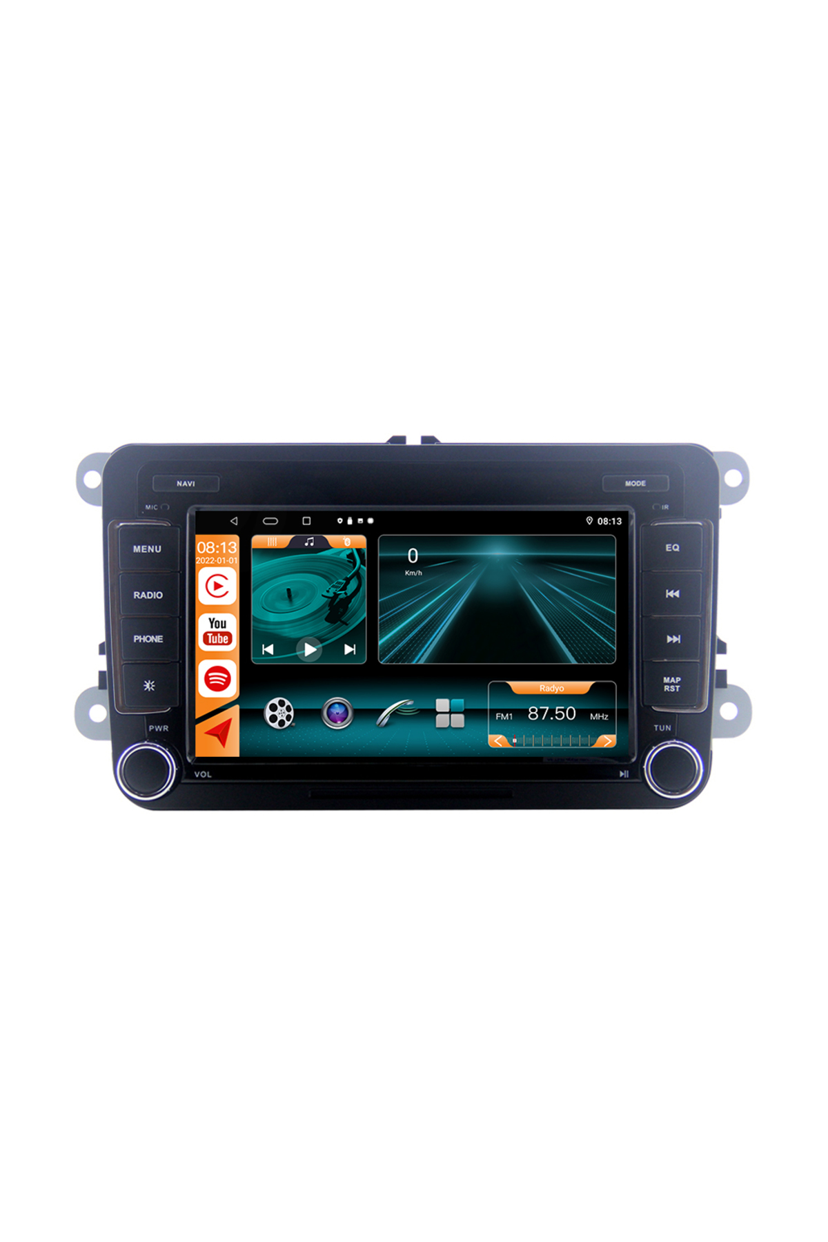 Fimex Volkswagen Golf 5 2003-2012 Uyumlu MULTİMEDYA NAVİGASYON USB ...