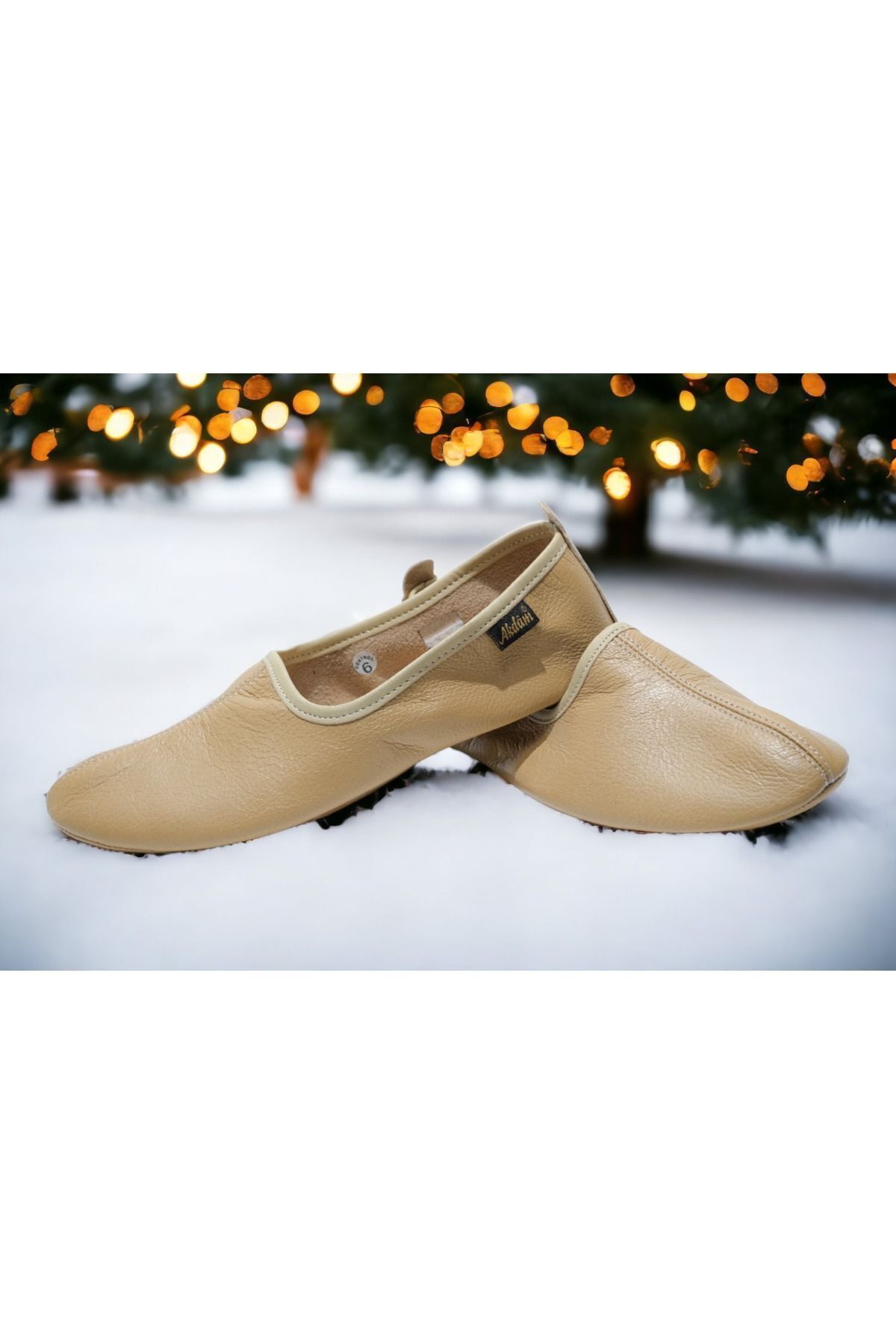 Akdam Krem Ev Ve Tavaf Ayakkabısı "%"100 Deri Hac Umre Tavaf Ve Ev ...