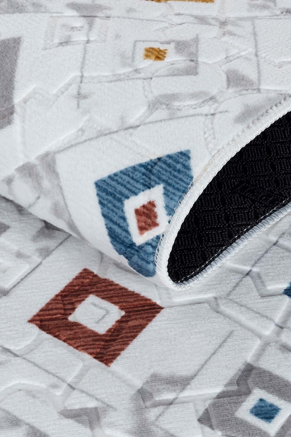 tropikal home Emboss Kabartmalı Kaymaz tabanlı , Yıkanabilir ve Leke Tutmaz Dört Mevsim Yolluk ...