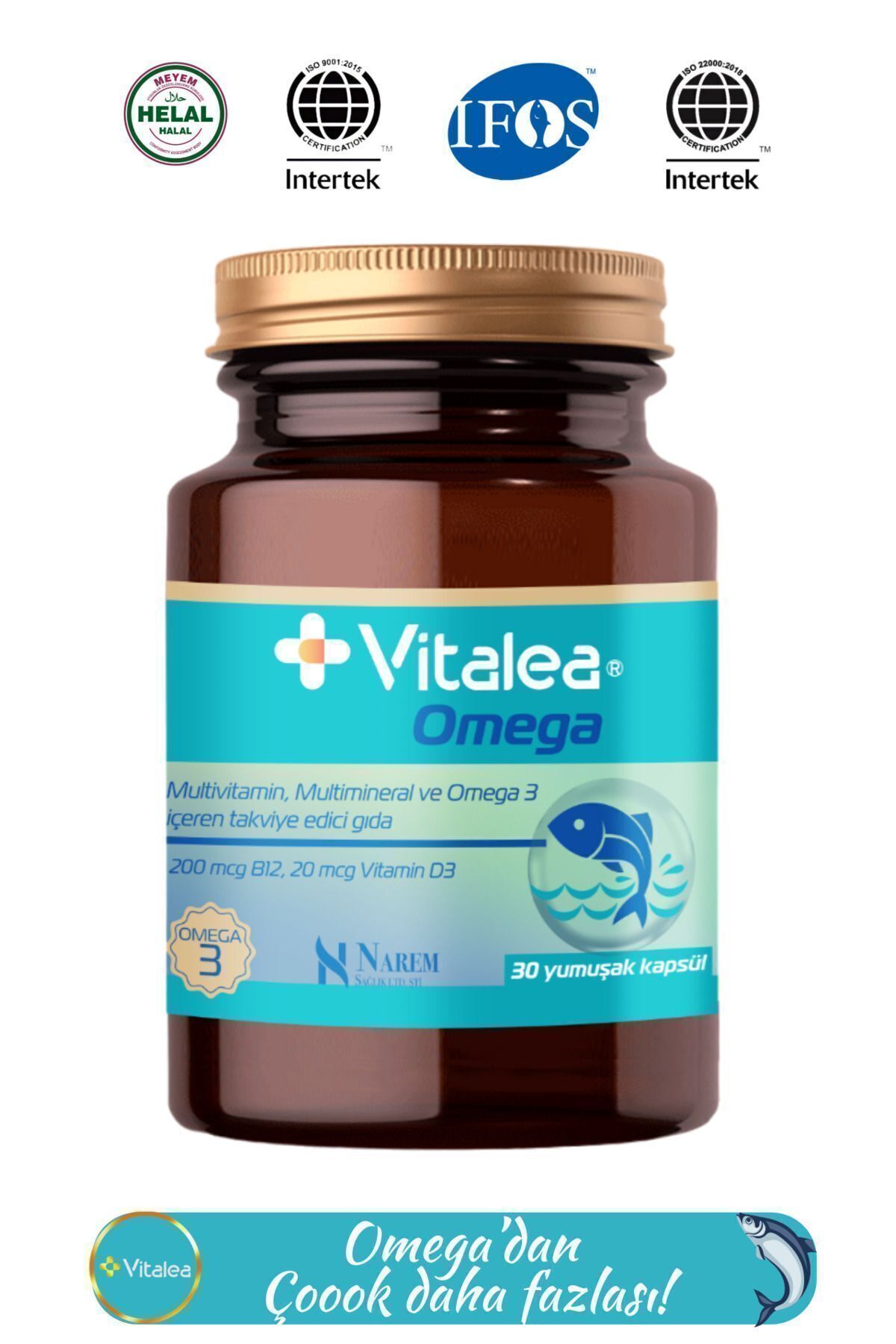 Vitalea Omega 30 Yumuşak Kapsül - Fiyatı, Yorumları