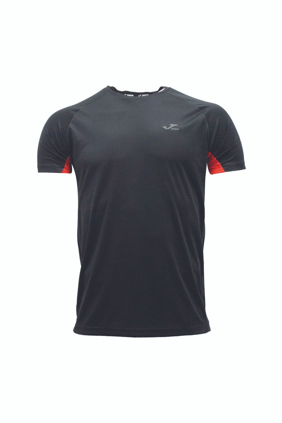 Joma Düz Yaka Düz Siyah Erkek T-shirt 4231106 T-shırt B.yaka Poly. Sto ...