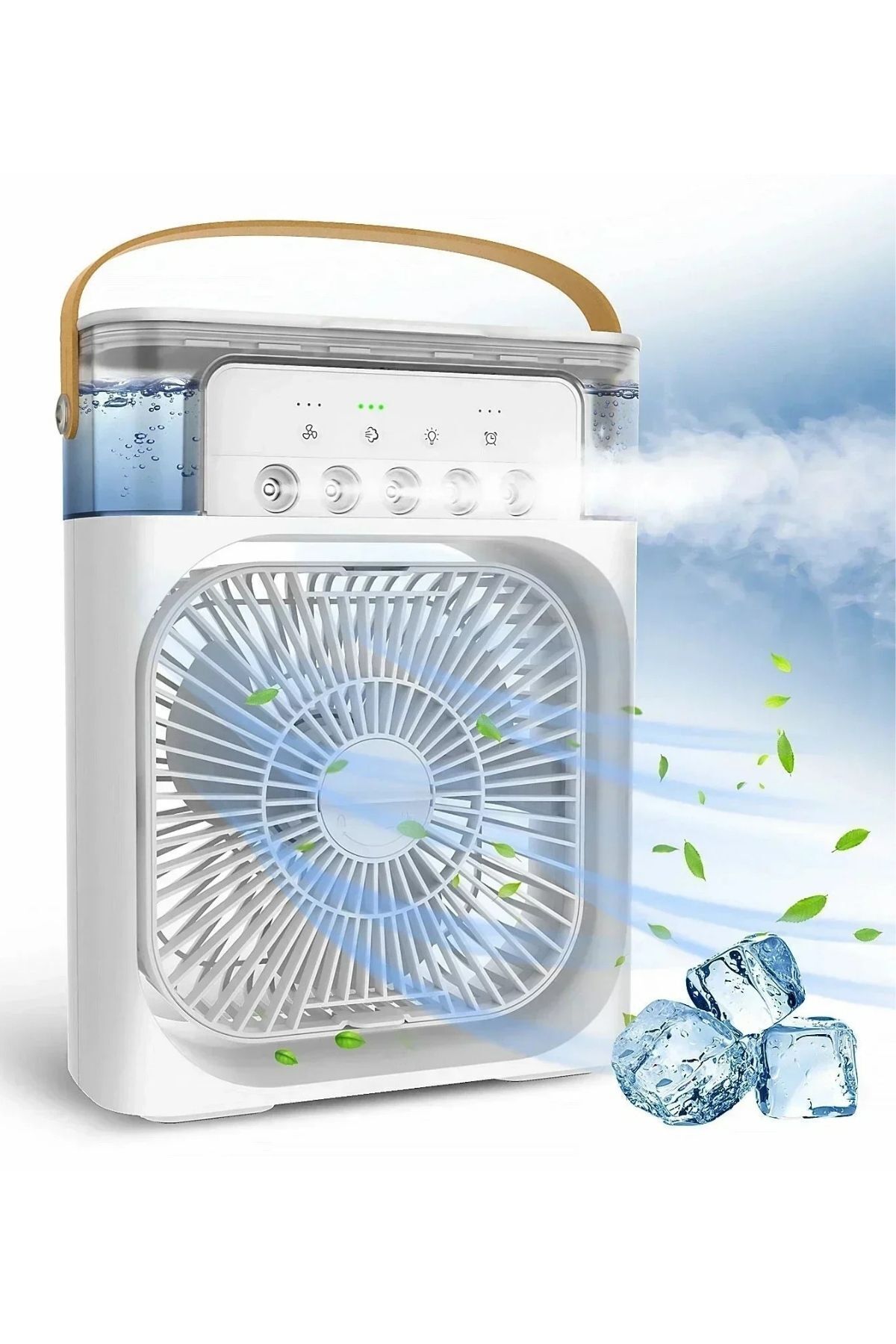 L'eDoren Rgb Renkli Kablolu Usb Hava Serinletici Su Püskürtmeli Süper ...