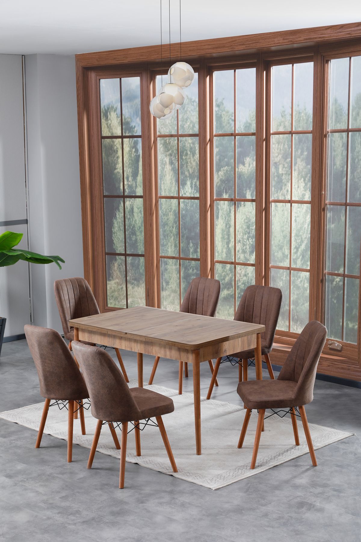 Hardalım Consept Manolya Atlantik Çam 80x130 Açılabilir Yemek Masası ...