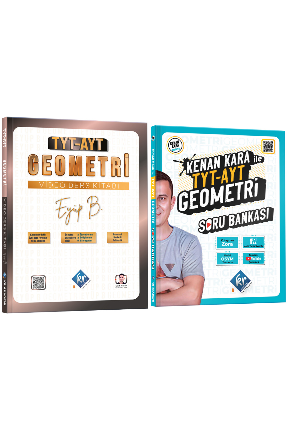 KR Akademi Yayınları Eyüp B. TYT AYT Geometri Video Ders Kitabı & Kenan Kara İle TYT-AYT ...