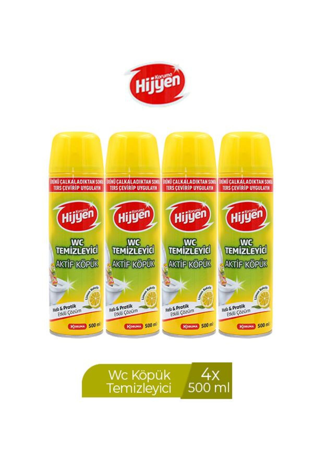 KORUMA HİJYEN WC TEMİZLEYİCİ AKTİF KÖPÜK 500 ML X 4 ADET - Fiyatı, Yorumları