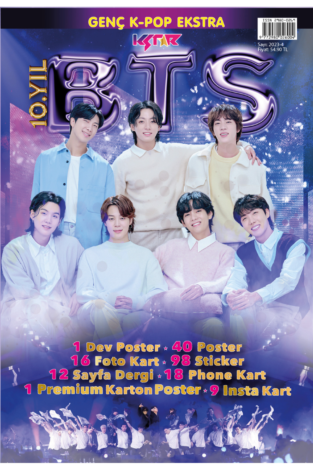 KSTAR Bts Dergısı (10. YIL ÖZEL) 2023-02 Kpop - Fiyatı, Yorumları