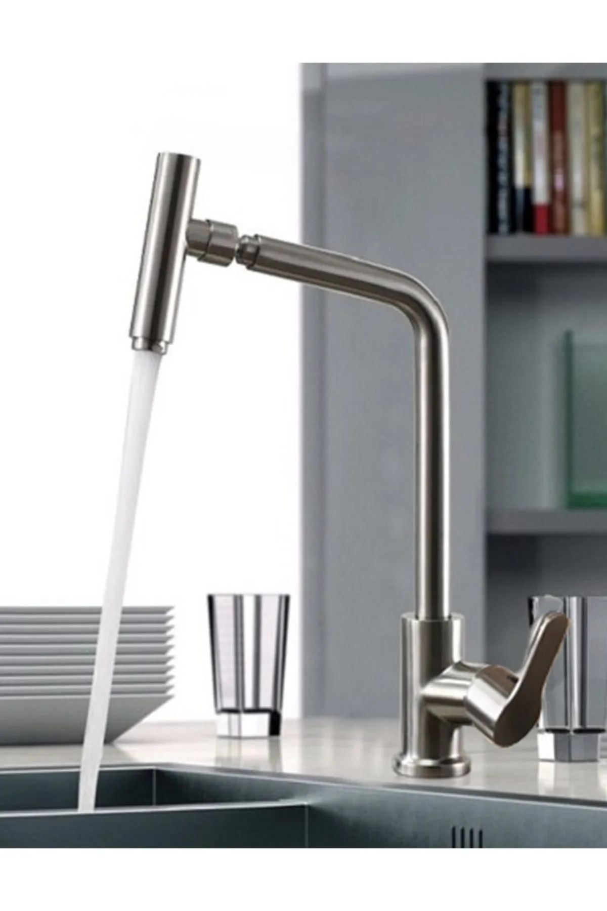 EFDAL YAPI MİMARLIK mutfak bataryası inox 360 derece dönebilen joistik kafa 304 paslanmaz ürün 2 ...