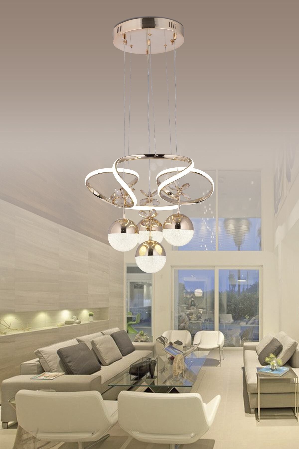 HİRALUCE Papatya 3 Renk Gold ( Sarı Beyaz Ve Gün Işığı ) Luxury Led ...