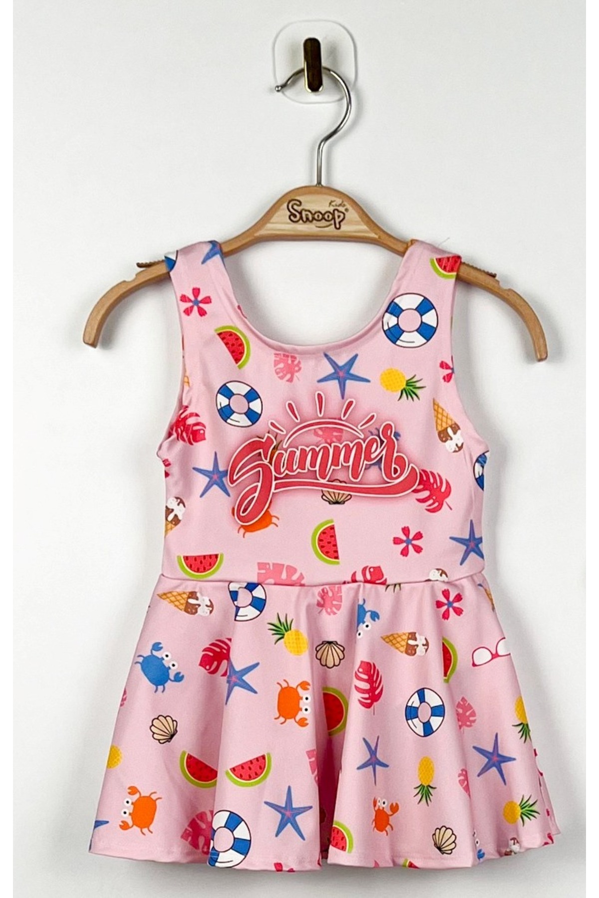 Elayza SUMMER BASKILI KENDİNDEN KÜLOTLU ETEKLİ MAYO - Fiyatı, Yorumları