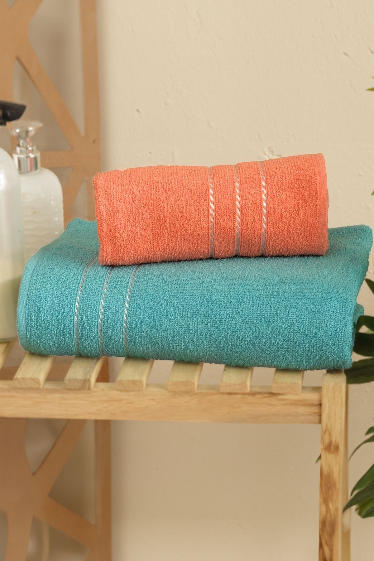 Comfort Home Leneca 6-Piece Hand and Face Towel Set| Head Towel| 40x70cm| 100% Cotton - Trendyol