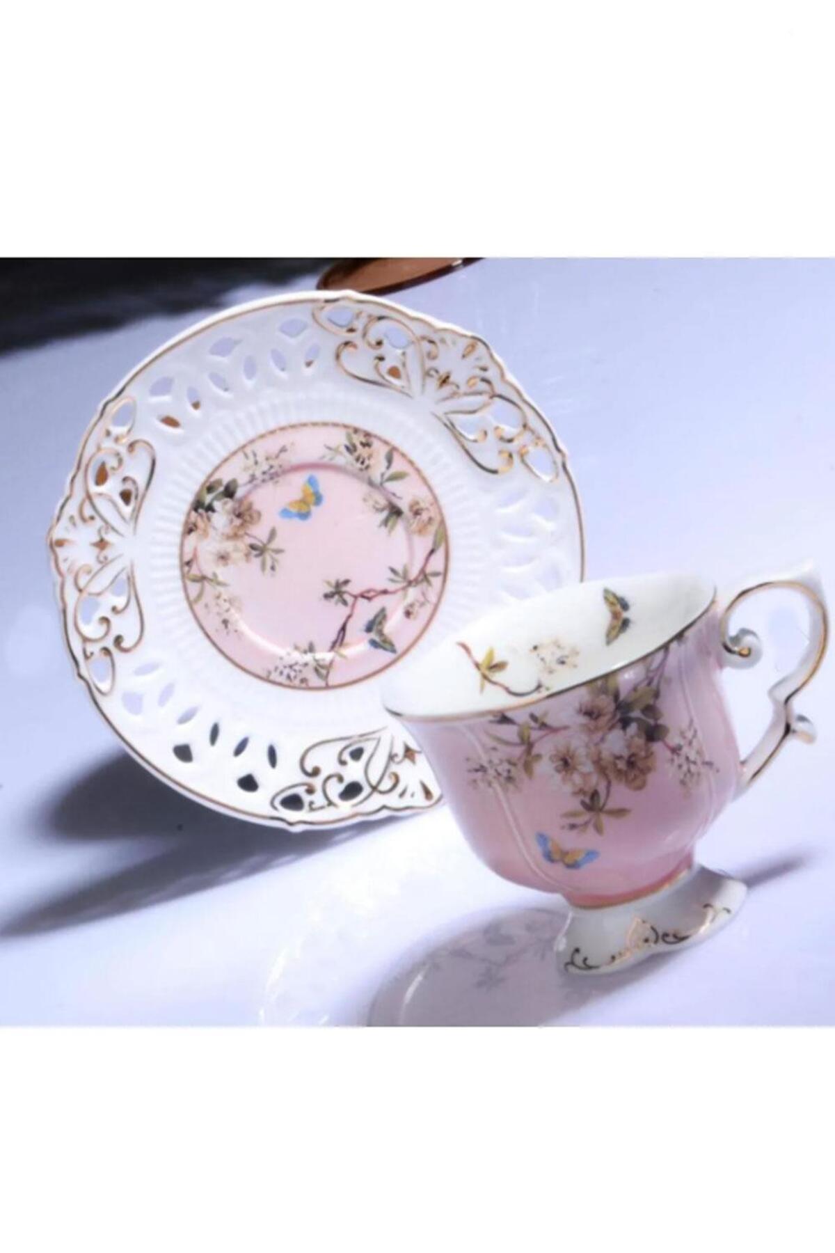 Kosova Flower Porselen 6 Lı Nescafe Ve Çay Fincan Takımı 200 ml Fiyatı ...