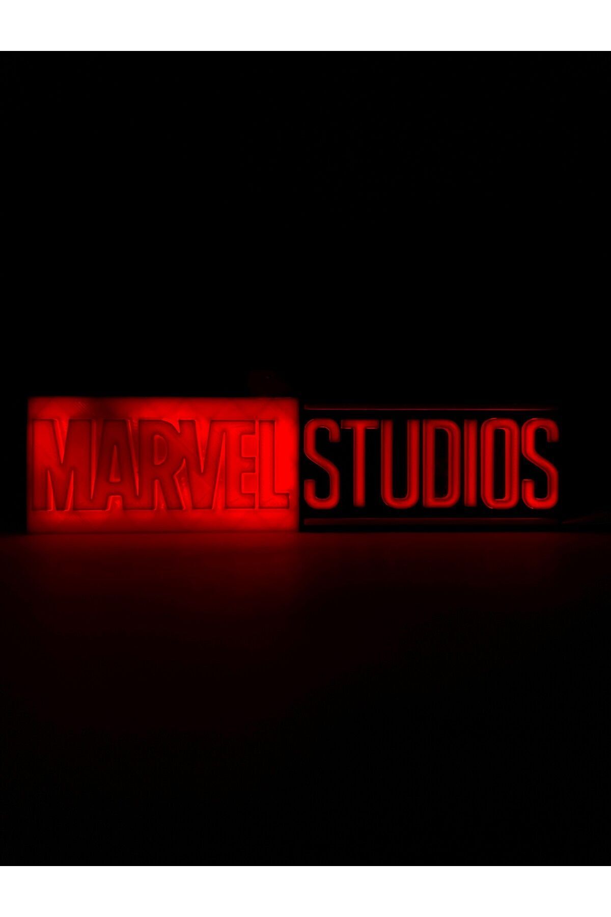 domini Marvel Studios - RGB Led Işıklı 3 Boyutlu Tabela - 20cm x 5cm x ...
