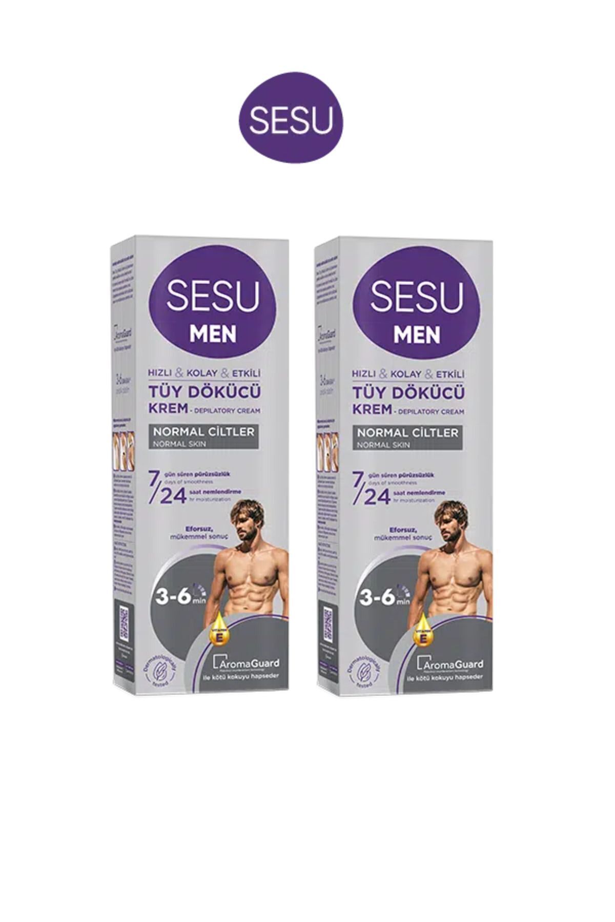 Sesu MEN TÜY DÖKÜCÜ KREM 100 ml x 2 ADET - Fiyatı, Yorumları