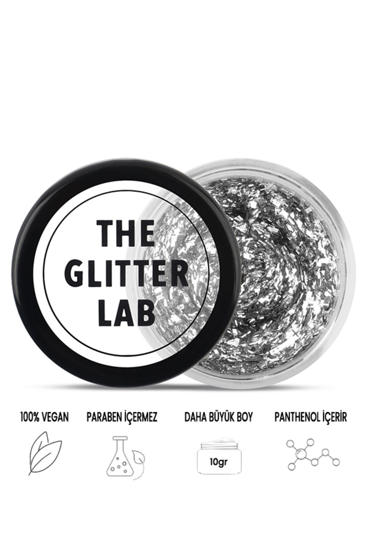 The Glitter Lab Jel Formlu Parlak Glitter - Silver Snow Fiyatı ...