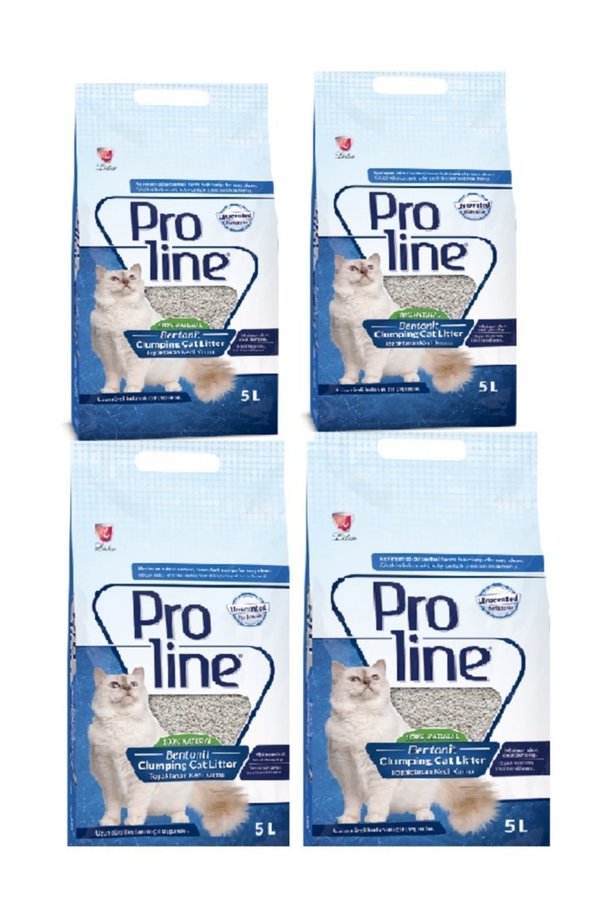 Proline Proline Bentonit Kedi Kumu (parfümsüz) 5 Lt X 4 AdetFiyatı ...