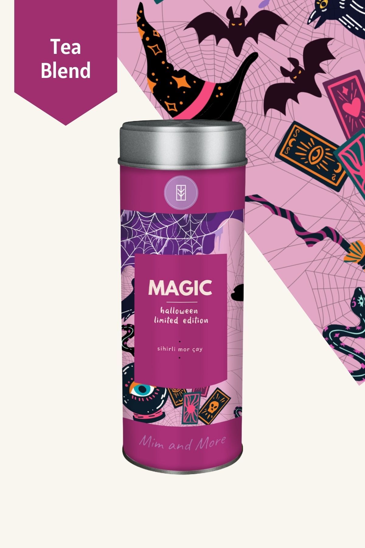 Mim Tea Magic Tea - Sihirli Mor Çay - Limited Halloween Edition, 50 gr ...