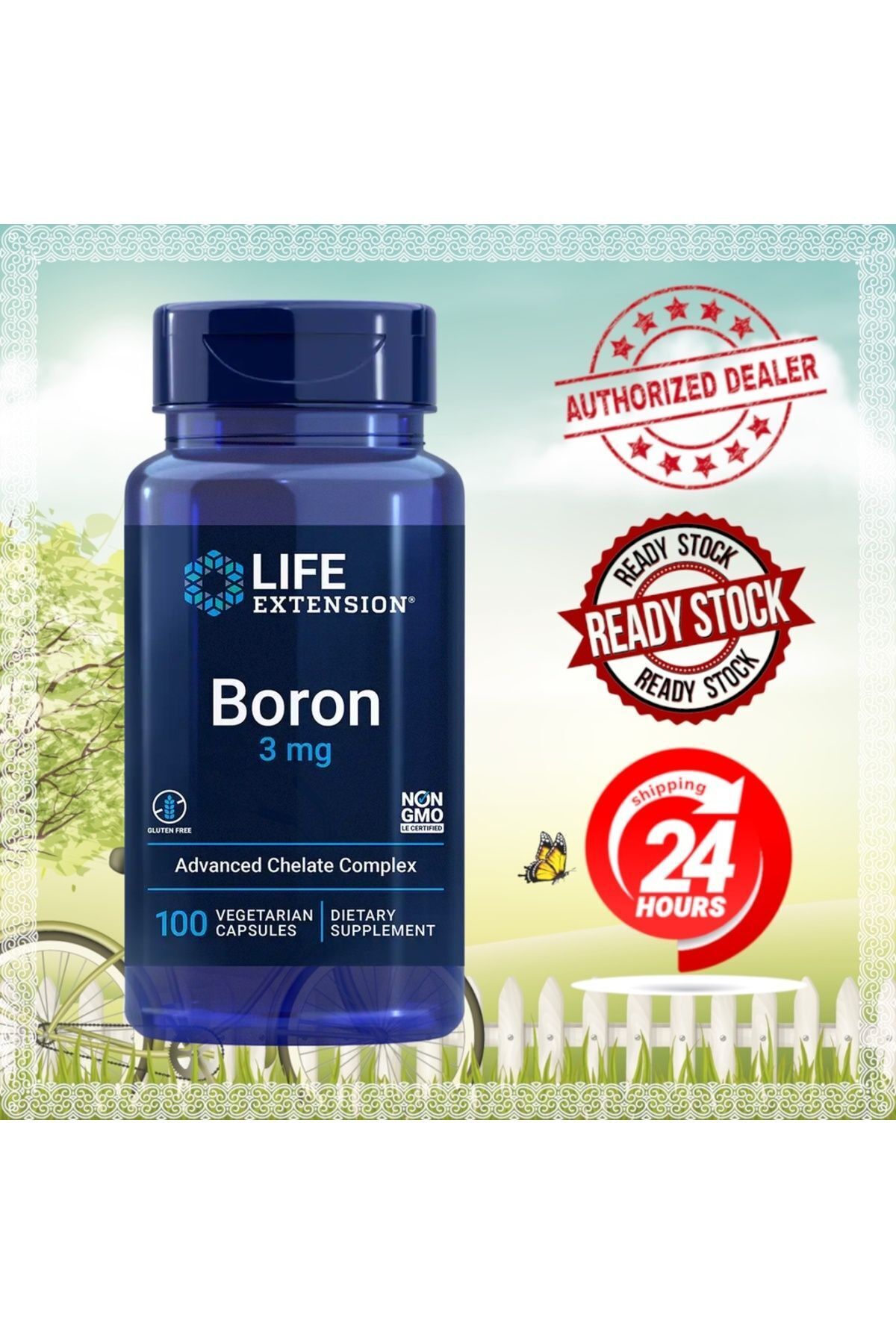 Life Extension Boron Citrate Aspartate Bor Sitrat Aspartat Glisinat ...