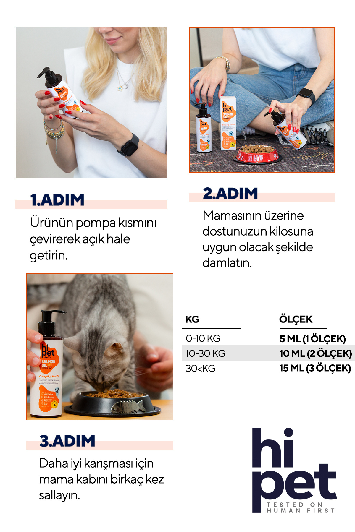 HiPet Kediler İçin Somon Yağı Fiyatı, Yorumları - Trendyol