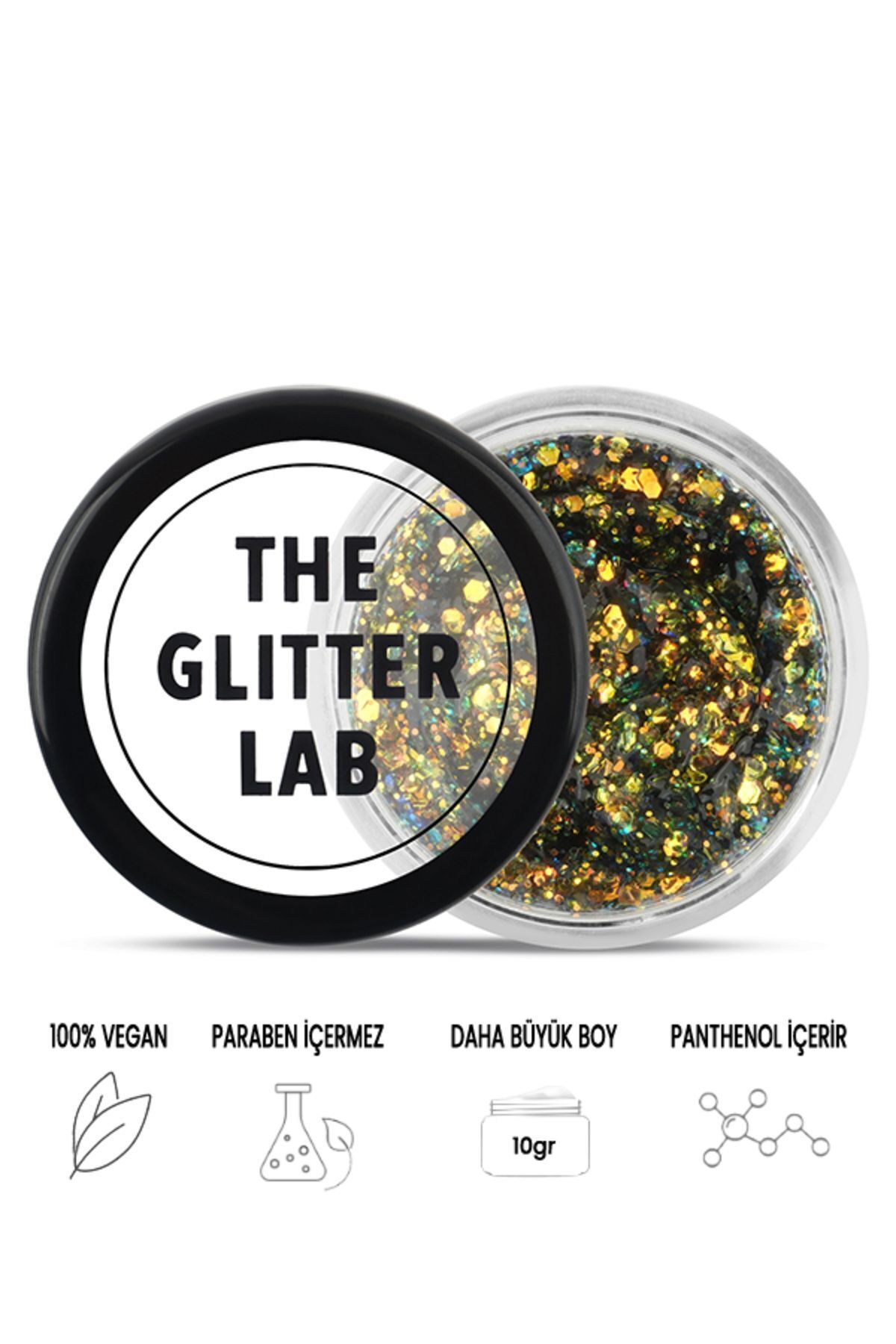 The Glitter Lab Jel Formlu Parlak Glitter - Drastic Gold Fiyatı ...