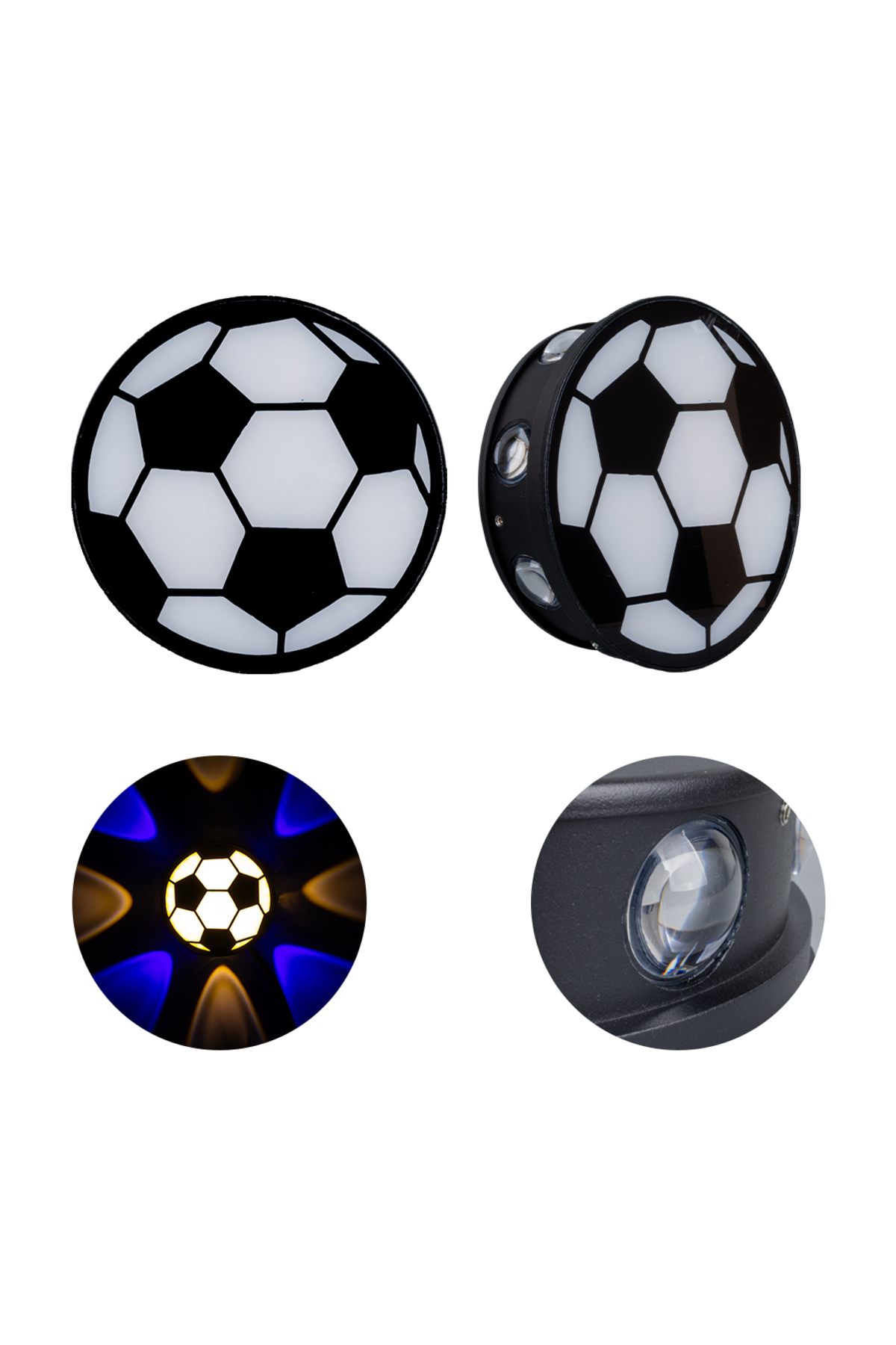 Powermaster Robotrend PM-24457 GÜN IŞIĞI - MAVİ FUTBOL TOPU DEKORATİF LED DUVAR APLİK Fiyatı ...