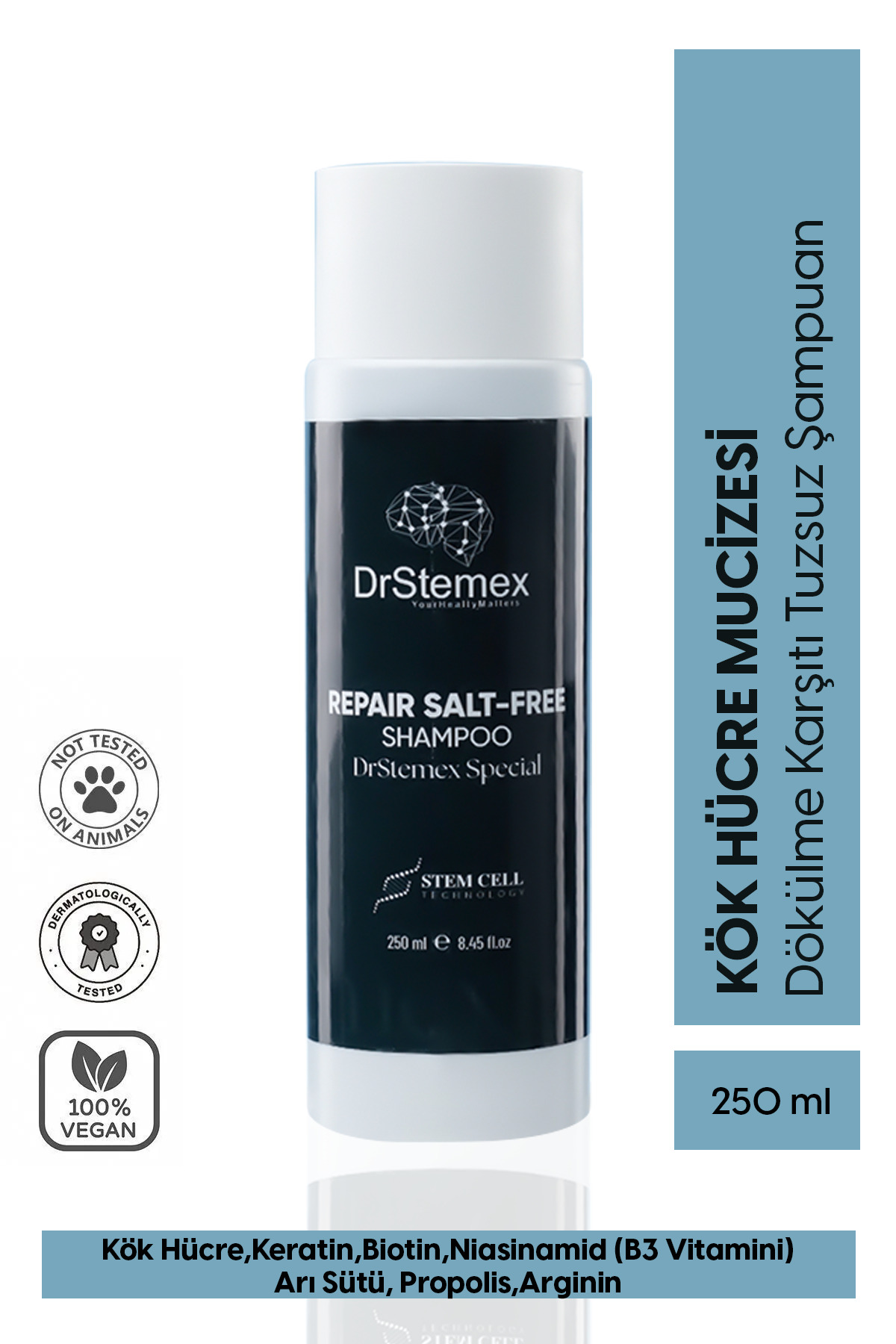 DrStemex Kök Hücre Dökülme Karşıtı Tuzsuz Şampuan - 250 ML Fiyatı, Yorumları - Trendyol