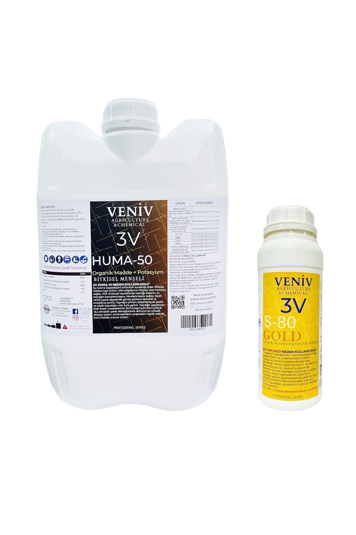VENİV AGRİCULTURE 3V Huma-50 Organik Madde %50 Hümik Asit Organik ...