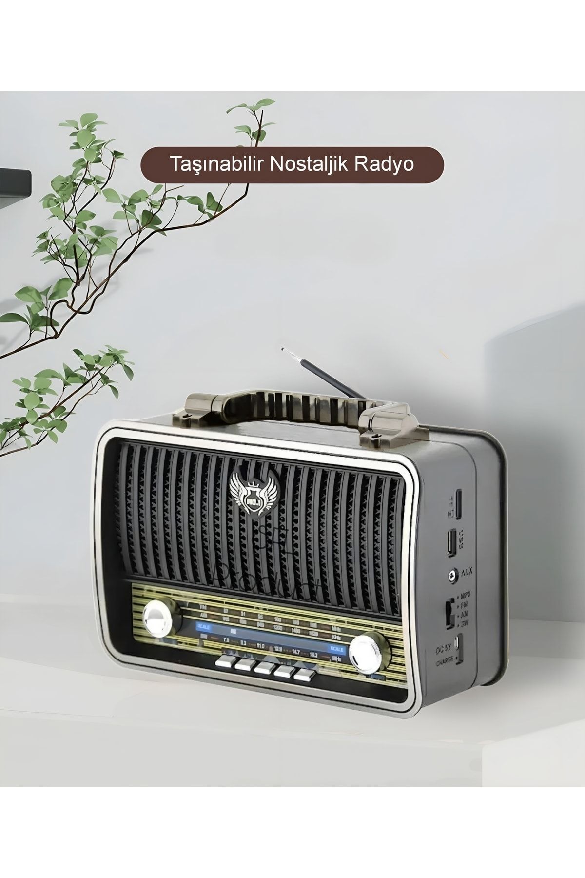 SFL Product Md 1909 Bt Usb/sd/mp3/bluetooth Şarjlı Nostaljik Taşınabilir Radyo - Fiyatı, Yorumları