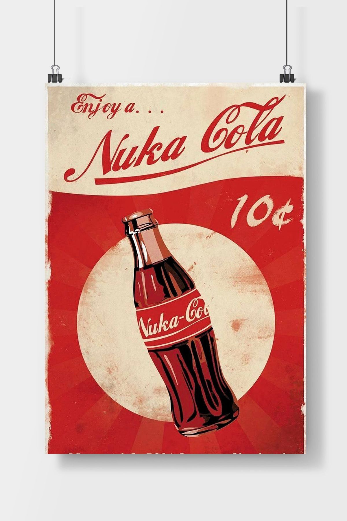 Poster City Nuka Cola Fallout Oyun Poster Çerçevesiz Parlak Fotoğraf ...