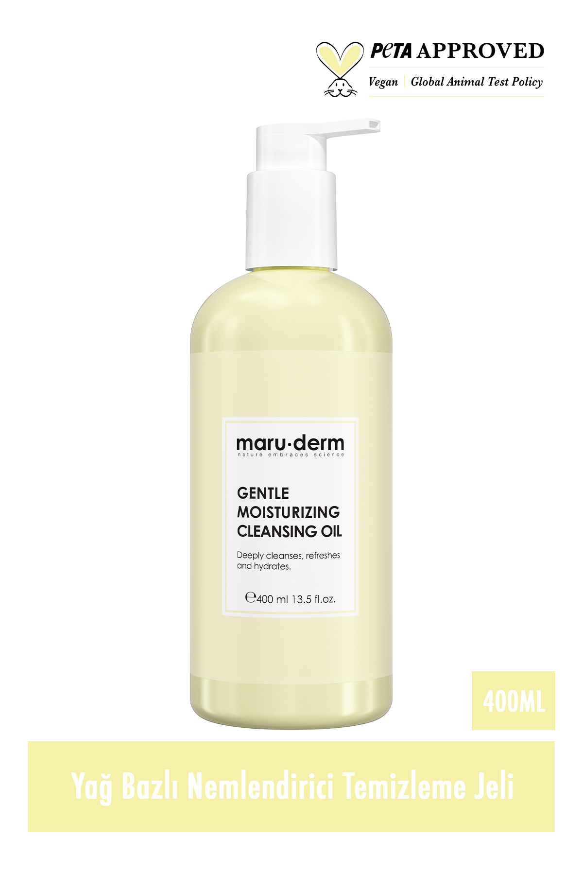 Maru.Derm Maruderm Yağ Bazlı Temizleyici 400 Ml - Yüz Ve Vücut Için ...