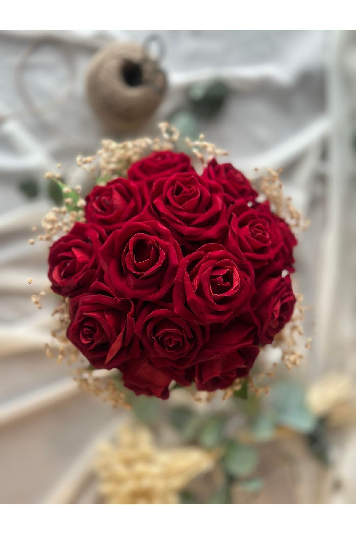 Red bridal bouquet store