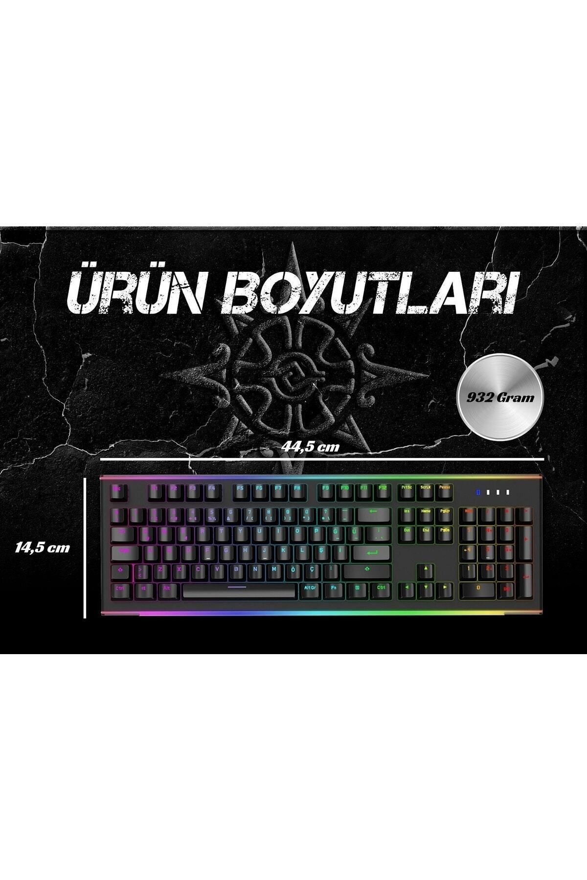 Inca Klavye Ikg-452 Empousa Rgb Oyuncu Sessiz Gerçek Mekanik El ...