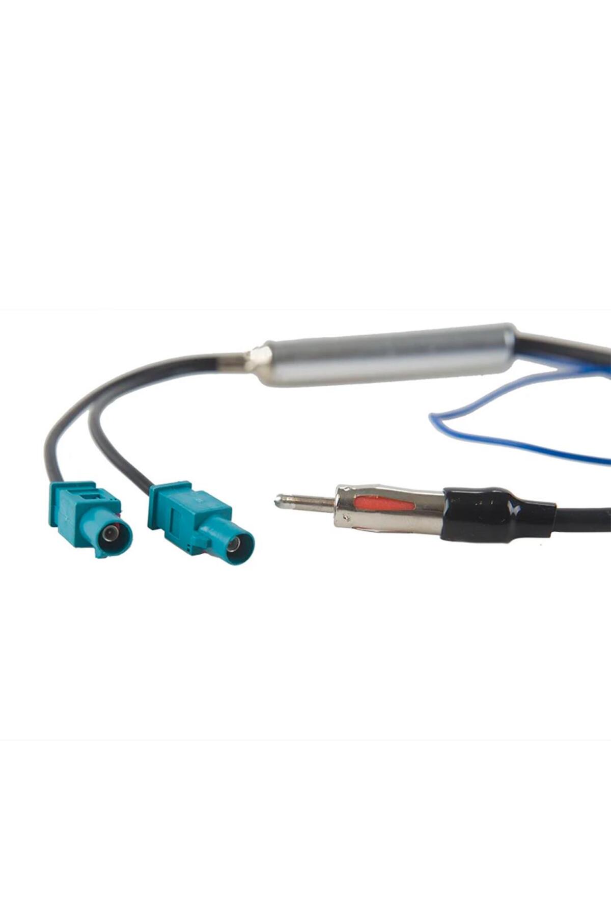 MYWAYY Oto Radyo Sinyal Güçlendirici Universal Çift Soketli AM / FM Car ...