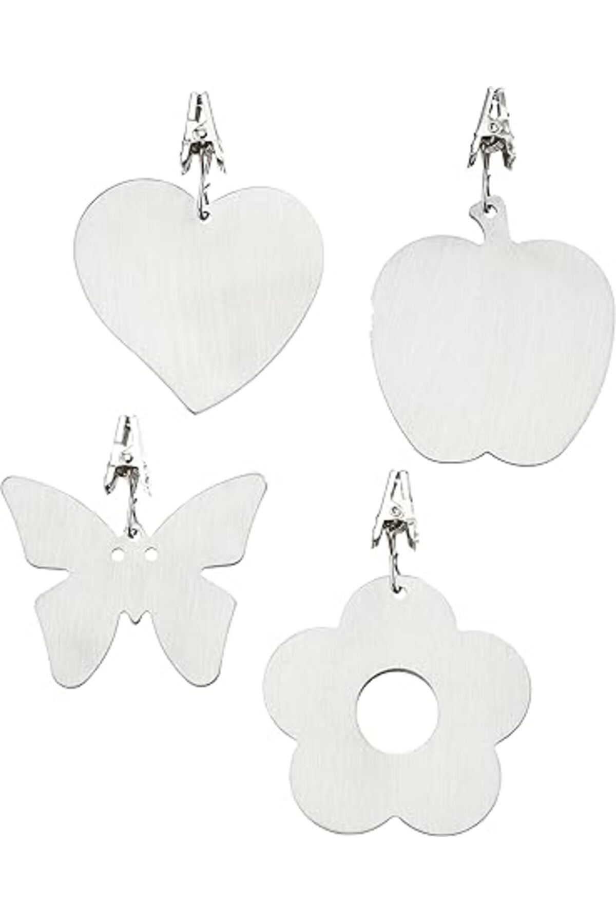 Evonox Kitchen Craft 4'lü set masa örtüsü ağırlığı, kelepçeli, kalay ...