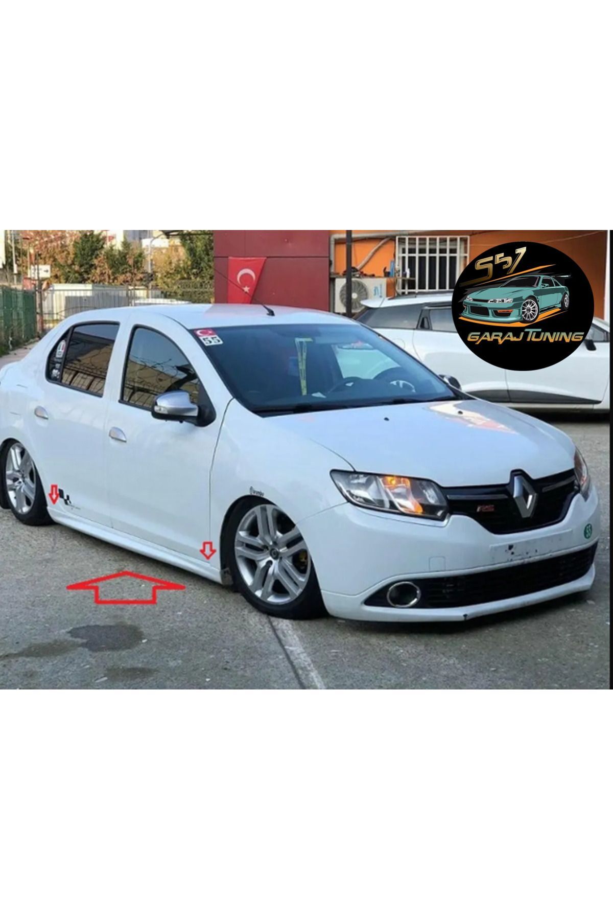 OTO MOS GARAJ RENAULT YENİ SYMBOL R MARŞPİYEL SAĞ SOL TAKIM FİBERGLASS ...