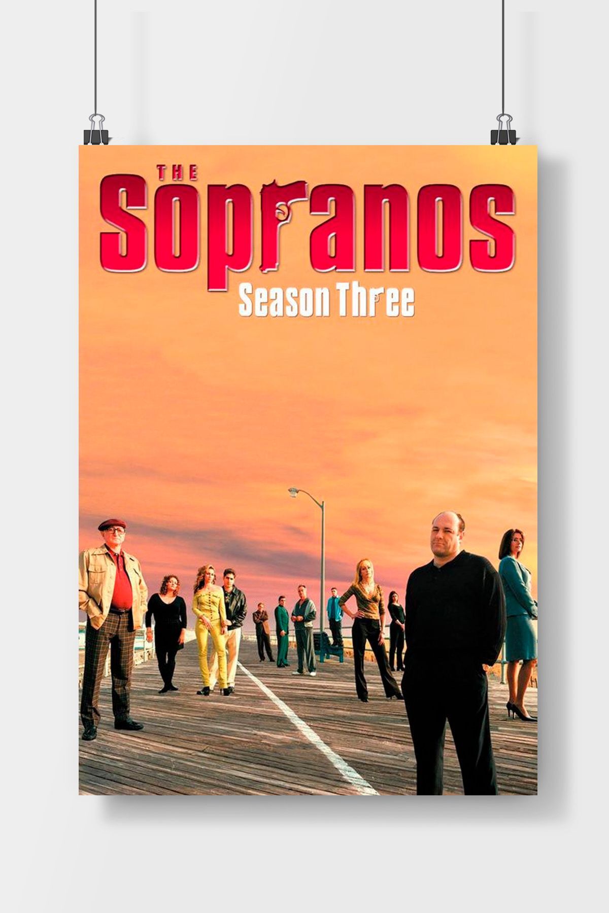 Poster City The Sopranos Season Three Dizi Poster Çerçevesiz Parlak ...