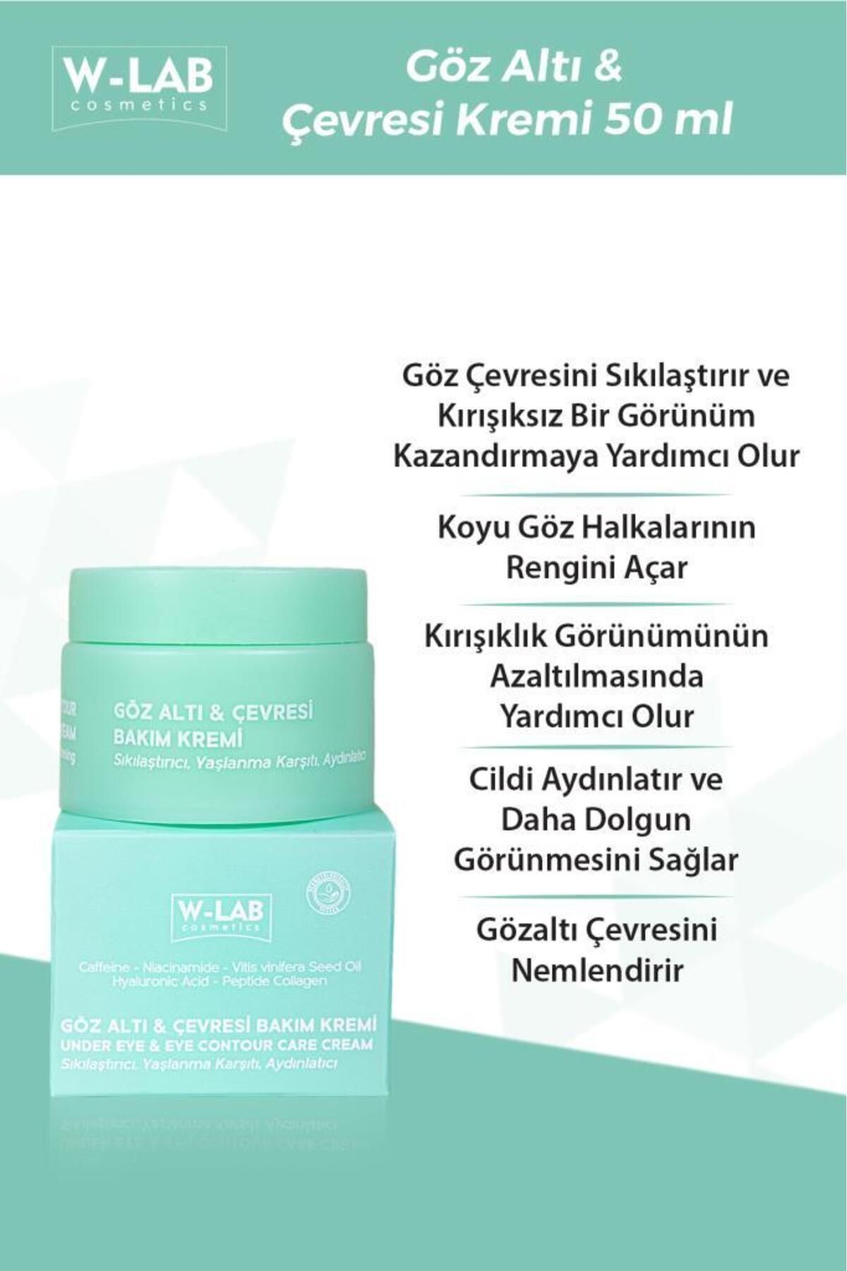 W-Lab Kozmetik W Lab Göz Altı Ve Çevresi Bakım Kremi 50 Ml Fiyatı ...