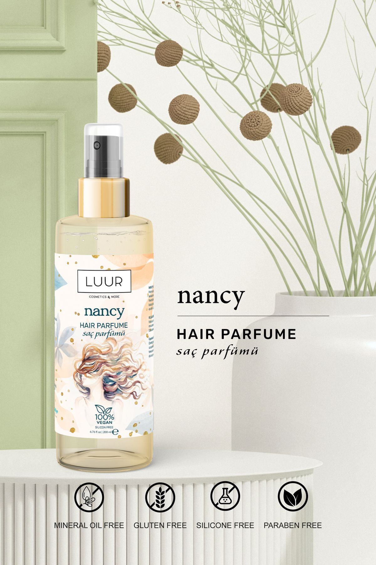 LUUR COSMETICS & MORE Nancy Saç Parfümü 200 ml Fiyatı, Yorumları - Trendyol