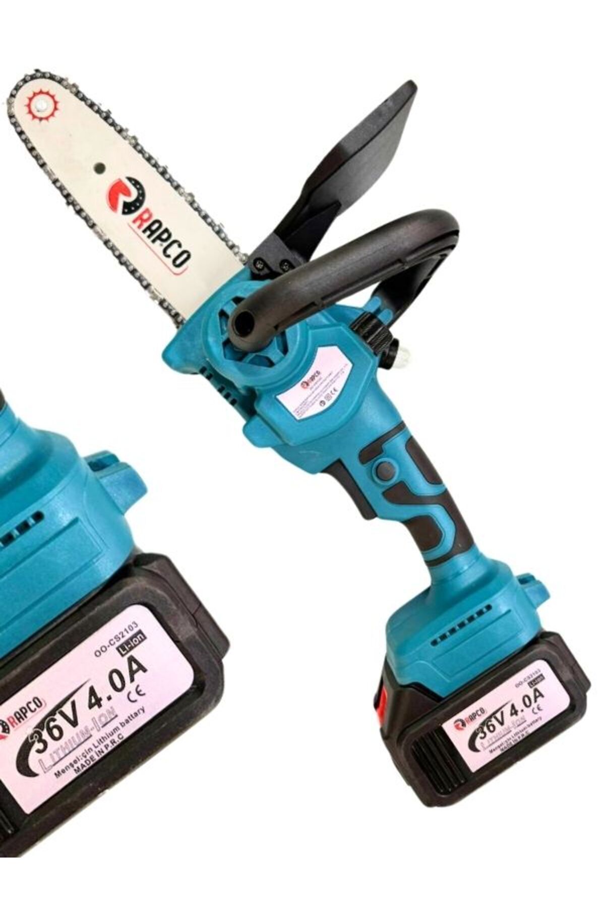 Rapco Uzatma Kollu Şarjlı Budama Testeresi Rapco 36V 4 mA ÇİFT ...