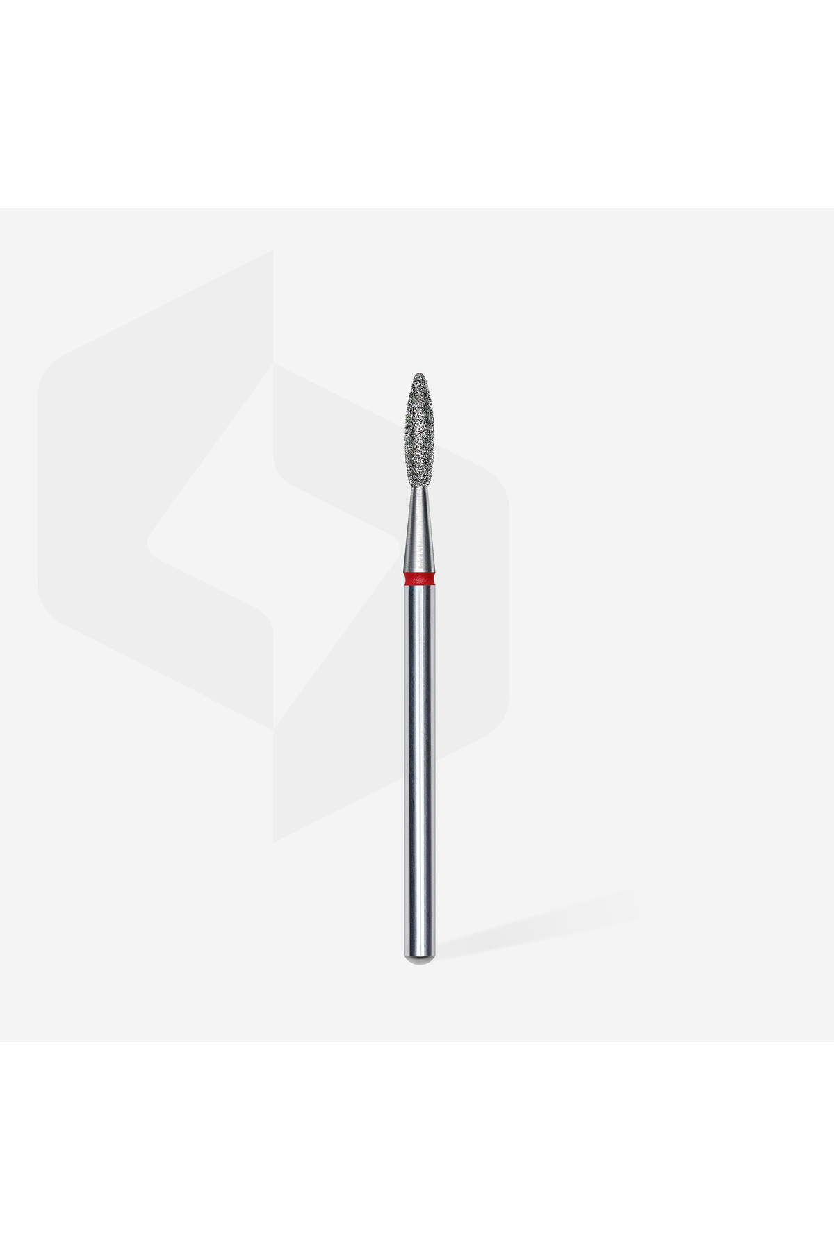 STALEKS Elmas Alev Freze, Kırmızı, Çap 2,1 mm, Çalışma Kısmı 8 mm ...