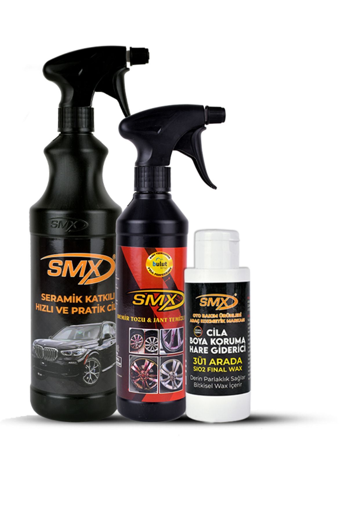 SMX Demir Tozu Jant Temizleyici Seramik Katkılı Pratik Cila 3ü1 Arada Cila-boya Koruma-hare ...