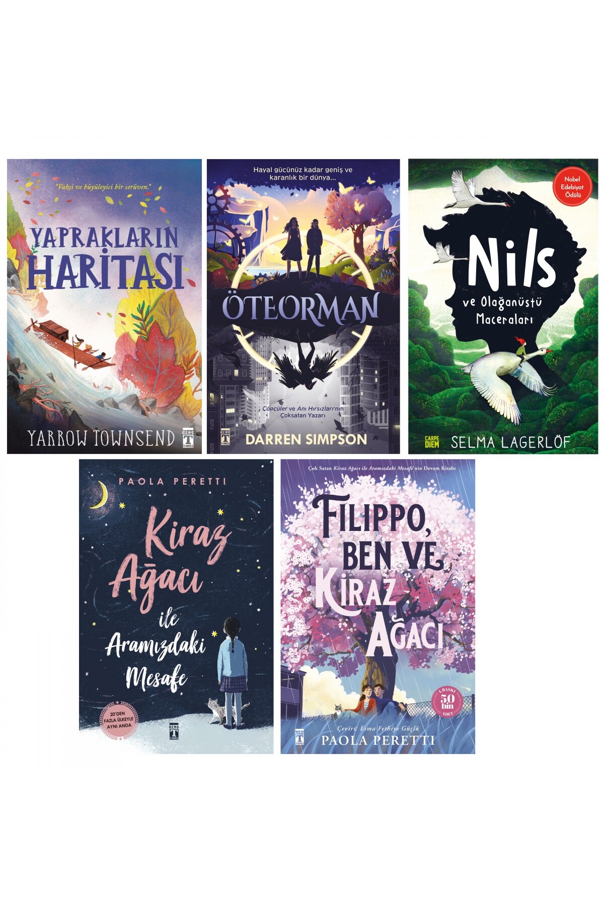 Genç Timaş Yayınları 5.6.7.8. Sınıf Okuma Kitapları 5 Kitap Set Filippo ...