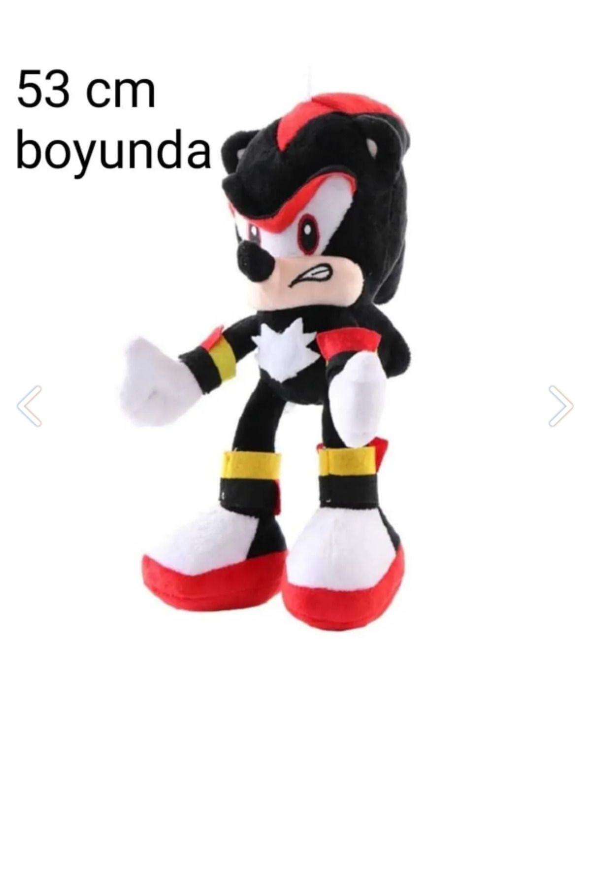 Funlas (53cm ) Mavi Dev Sonic Boom Büyük Boy Kirpi Sonic Peluş Oyuncak ...